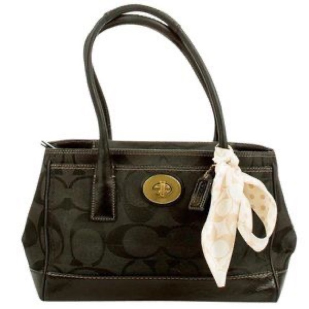 Coach 11558 *Rare* Madeline Black Satchel Purse Tote … - Gem